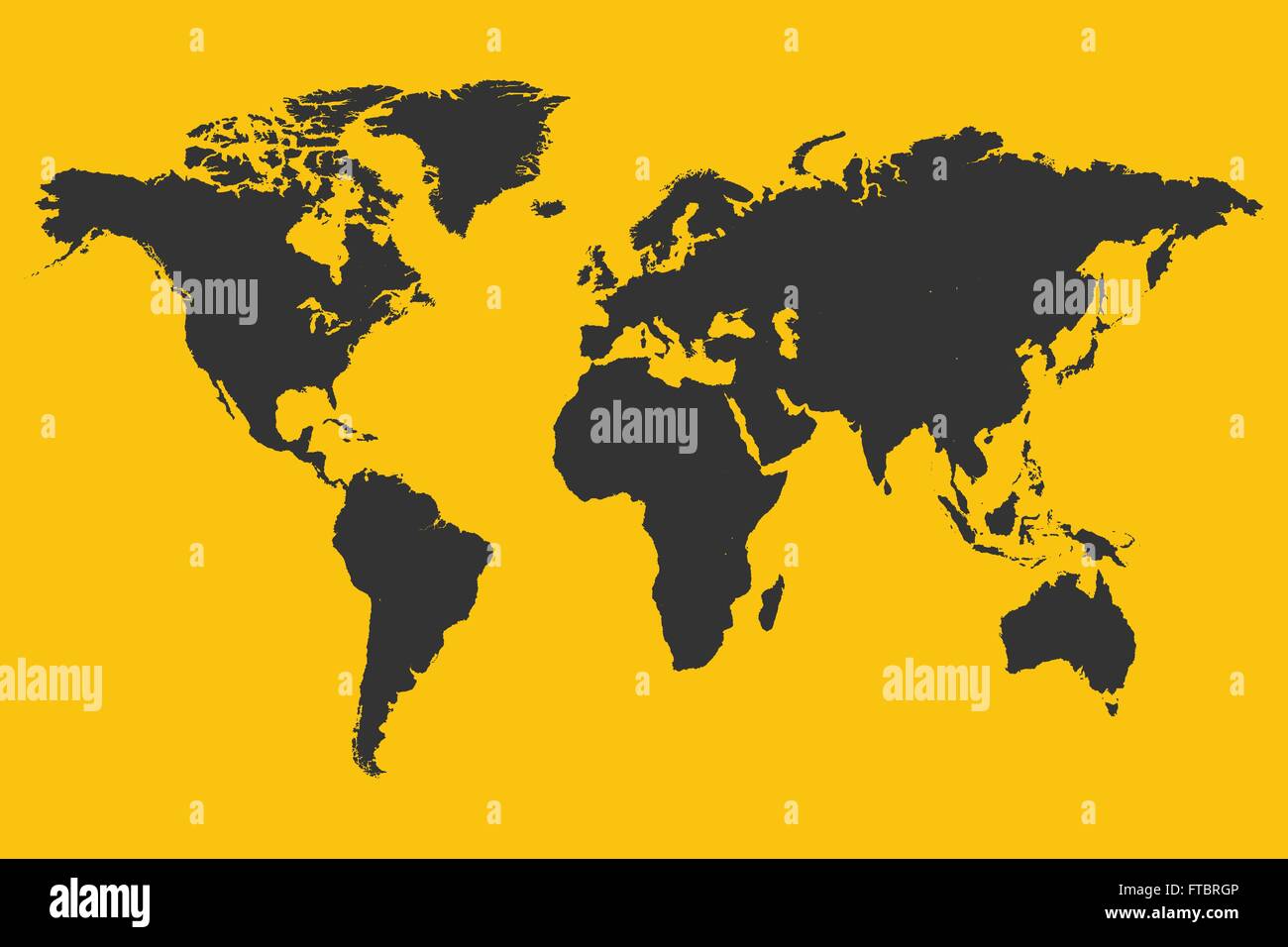 Yellow map Stock Vector Images - Alamy
