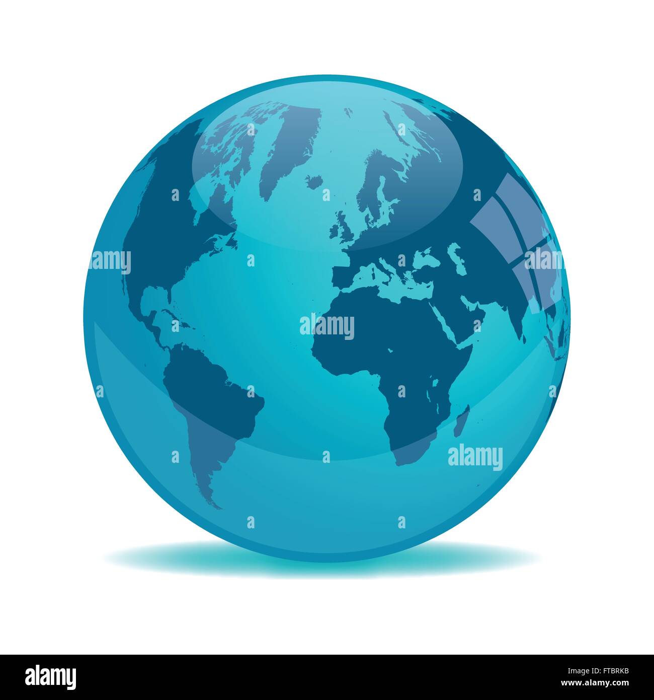 Blue marble earth Stock Vector Images - Alamy