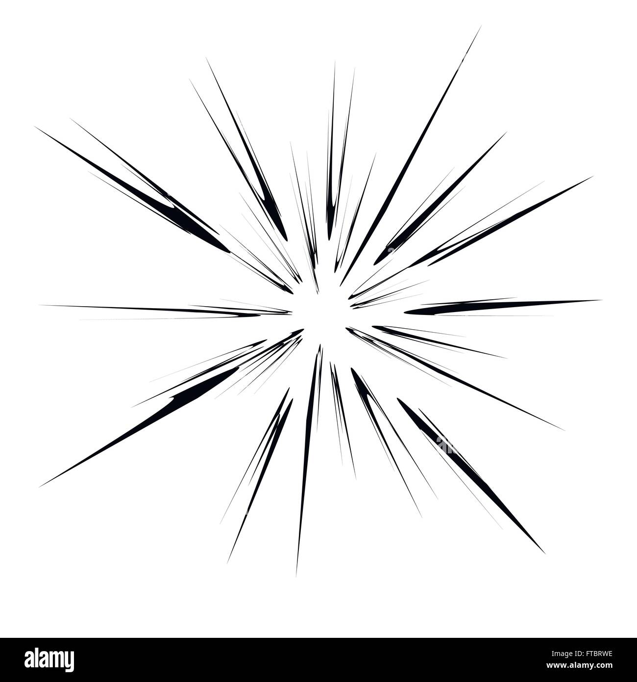 Explode Flash Cartoon Explosion Stock Vector Image And Art Alamy