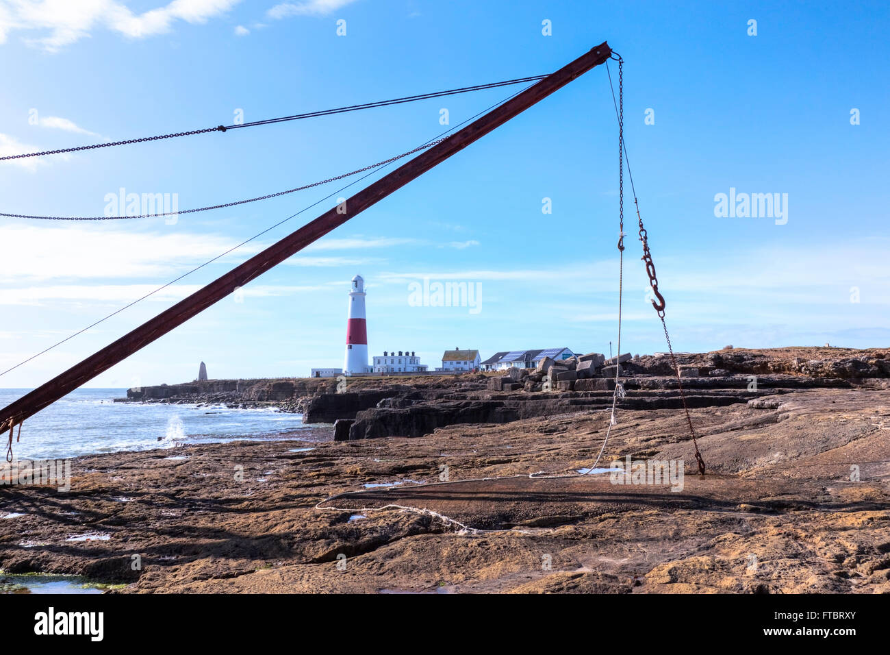 Portland bill leuchtturm dorset hi-res stock photography and images - Alamy