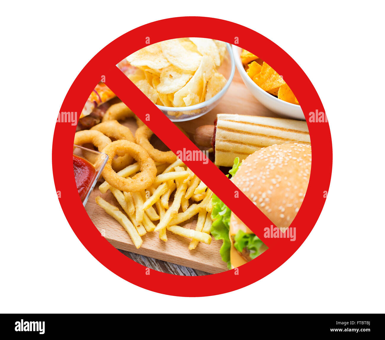 Eating junk food Cut Out Stock Images & Pictures - Alamy