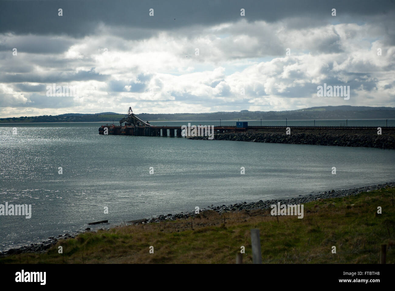 Cloghan Point, Co Antrim,UK 28th March 2016 Cloghan Point Oil Terminal ...