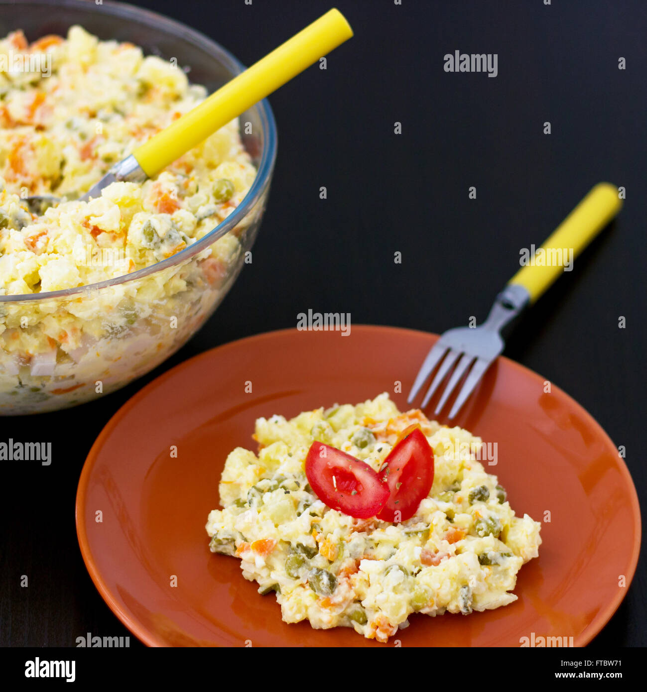 Polish potato salad hi-res stock photography and images - Alamy