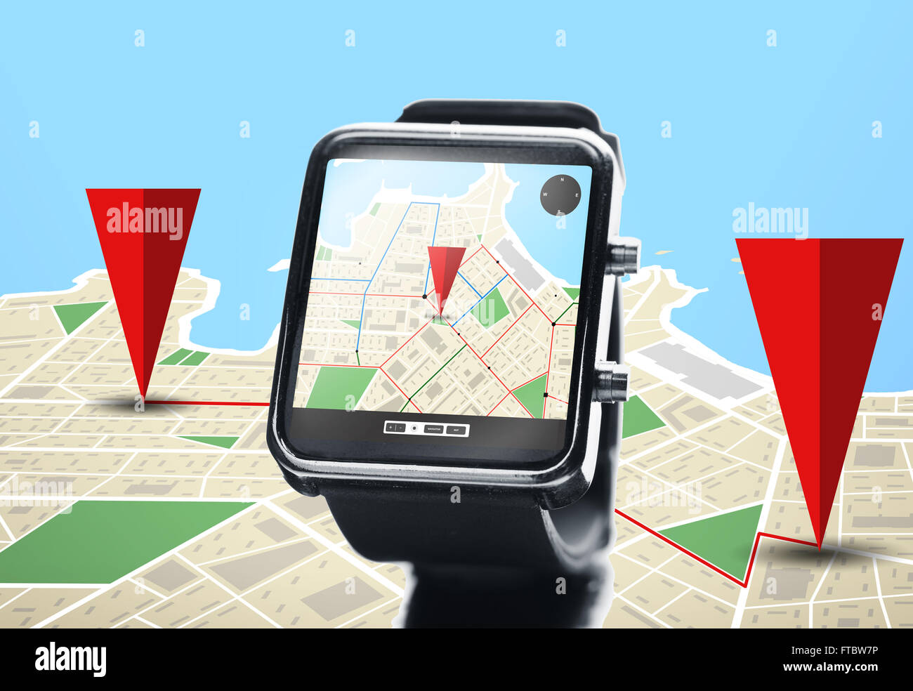 Navigator map hi-res stock photography and images - Alamy