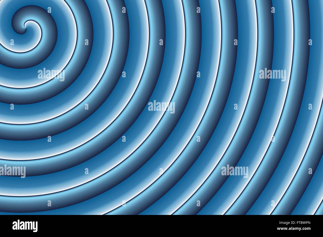 light blue and dark blue spiral in the corner Stock Photo - Alamy
