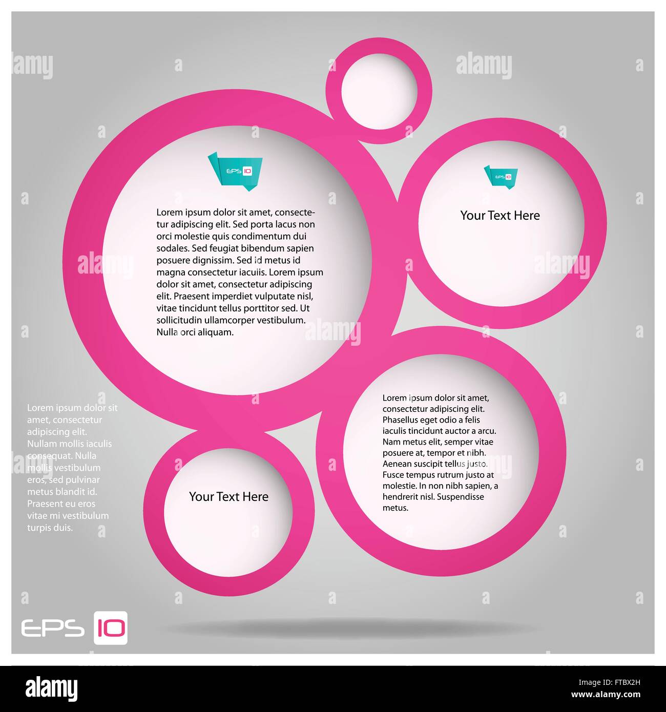 Circular elements infographic vector vectors hi-res stock photography ...