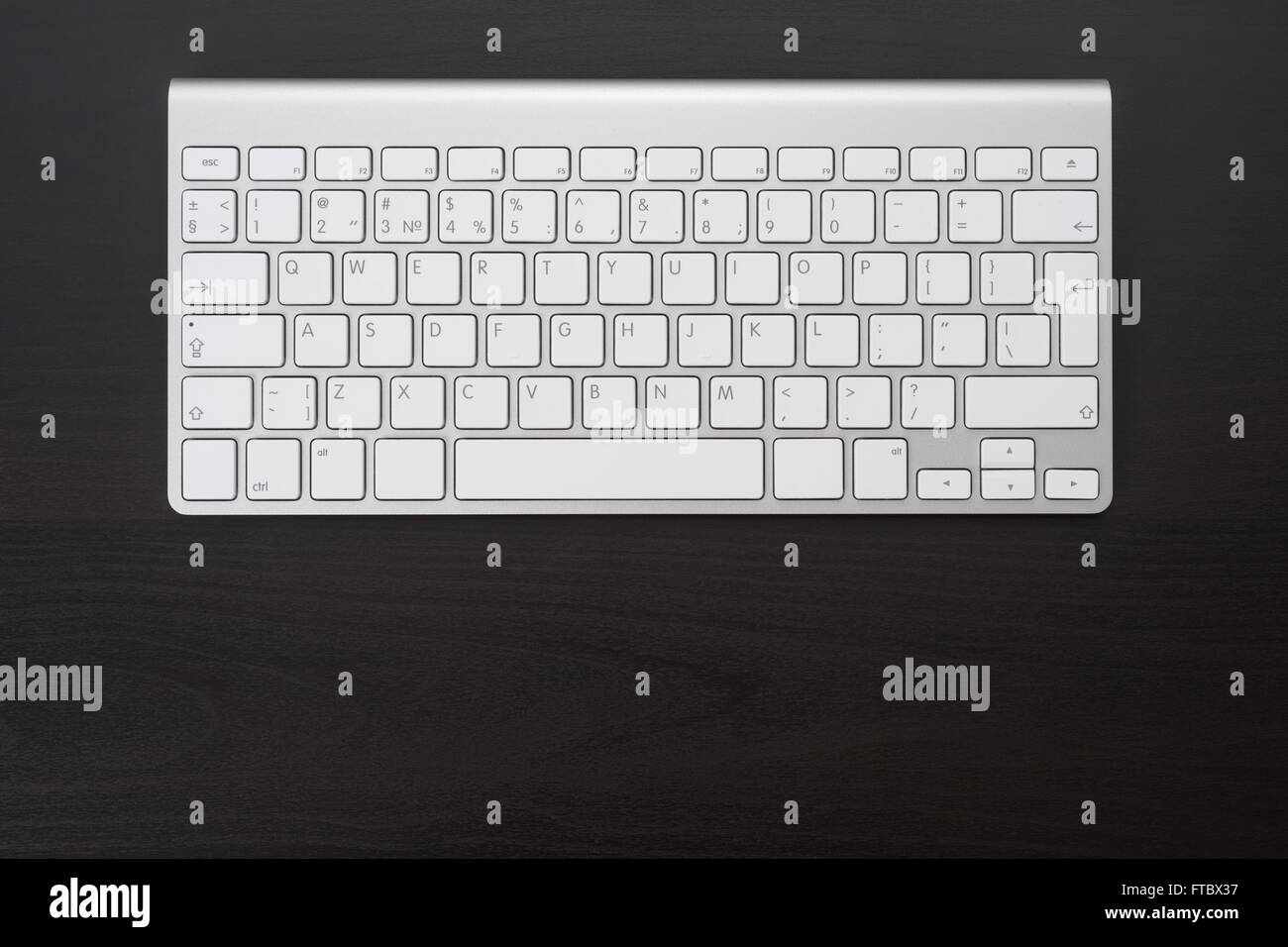 Keyboard in the workplace in the office Stock Photo - Alamy