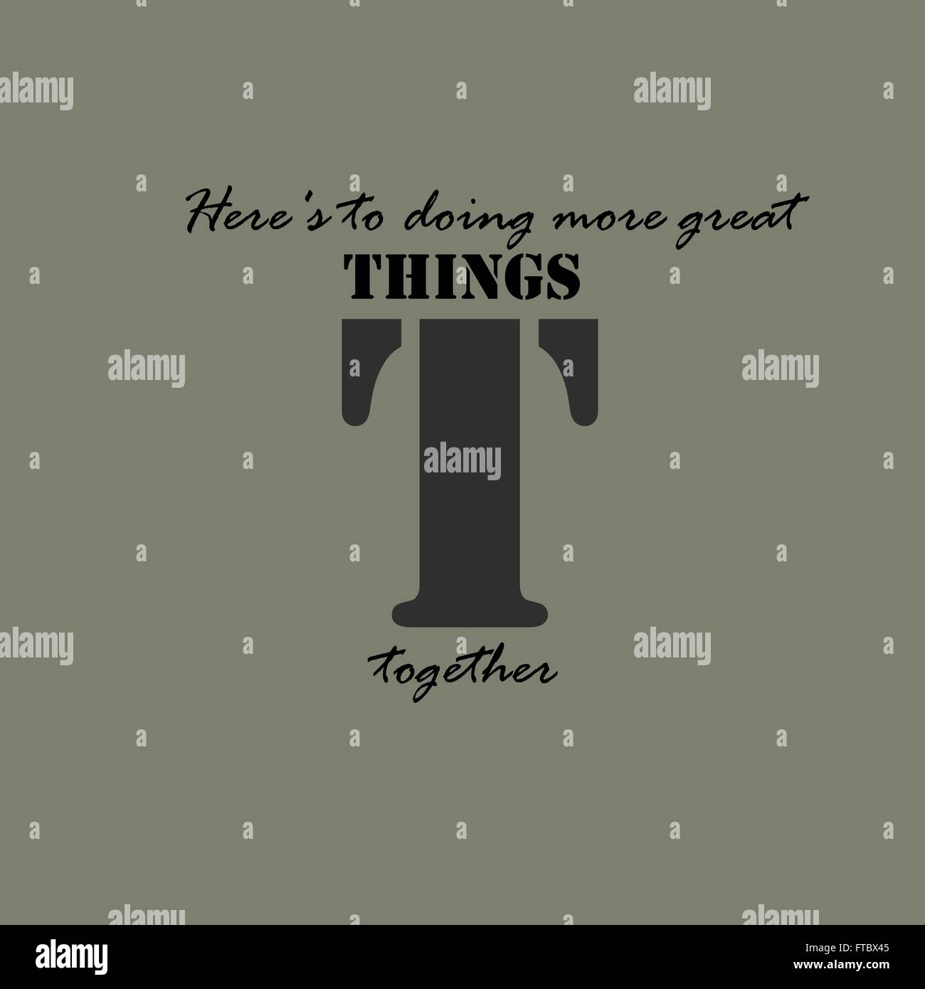 Doing things together Stock Vector Images - Alamy