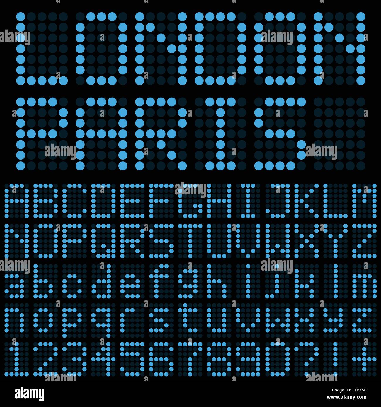 Neon numbers Stock Vector Images - Alamy