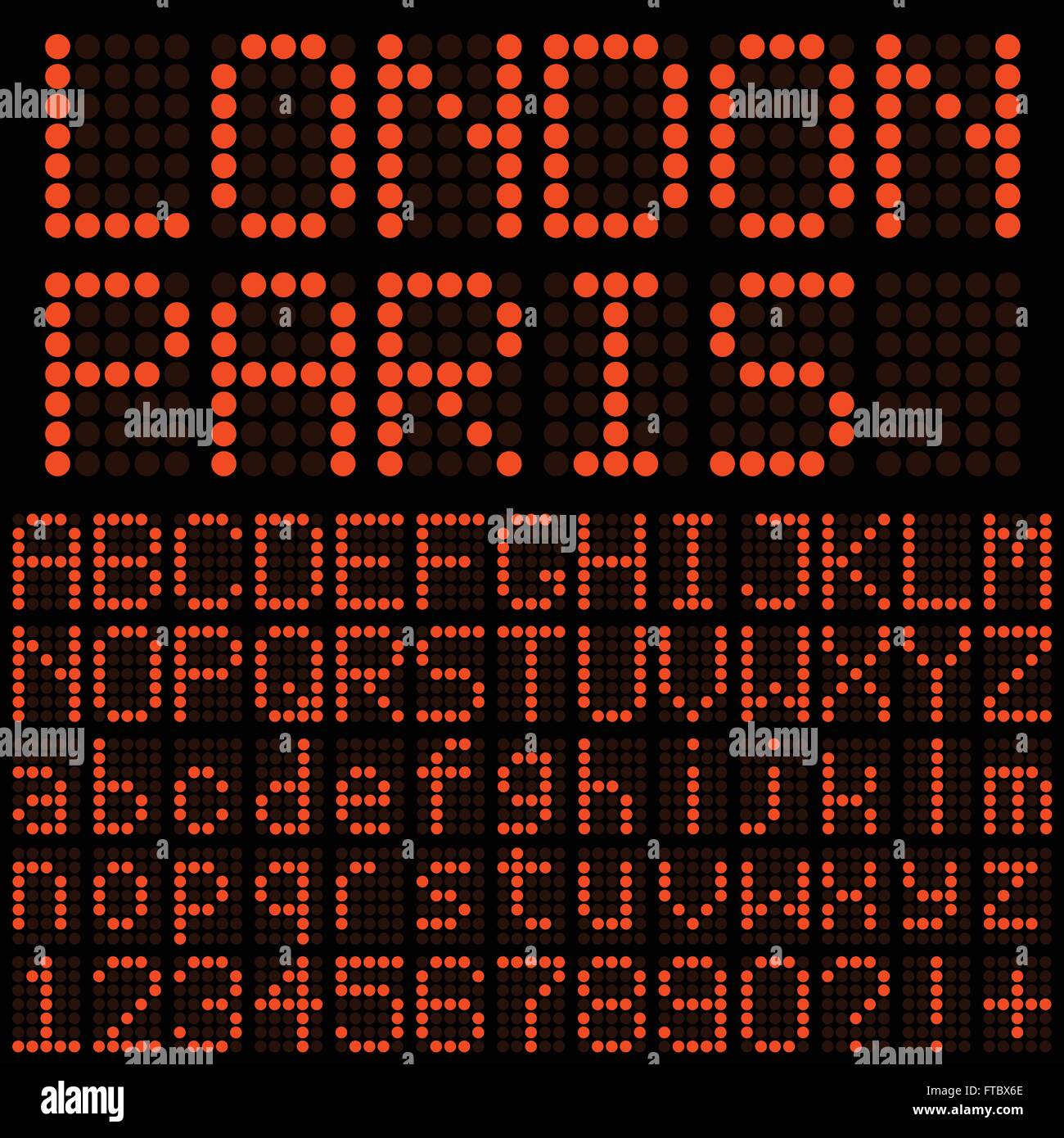 Colorful LED illustration Stock Vector Image & Art - Alamy