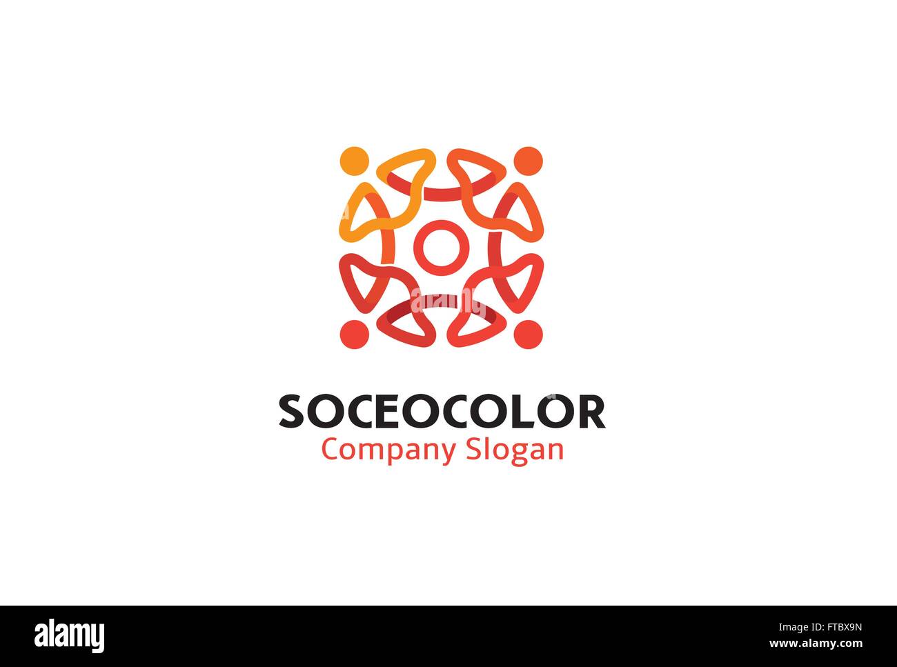 Social Color Design Illustration Stock Vector Image & Art - Alamy