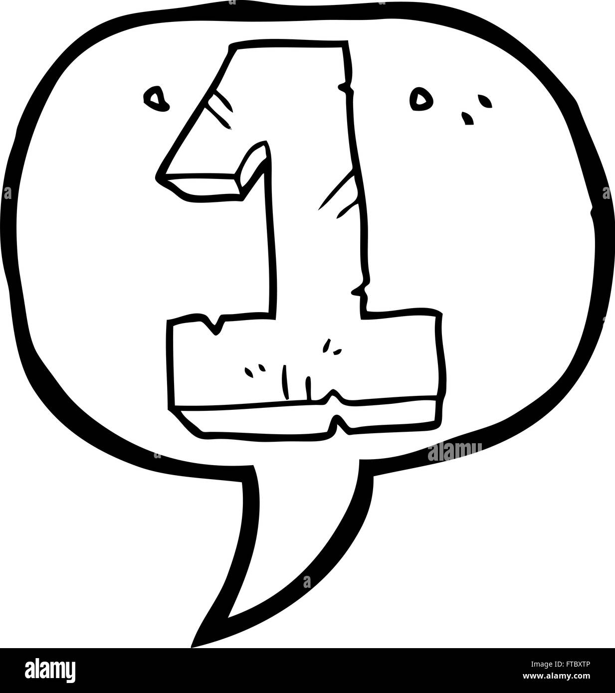 Number 1 clipart Black and White Stock Photos & Images - Alamy