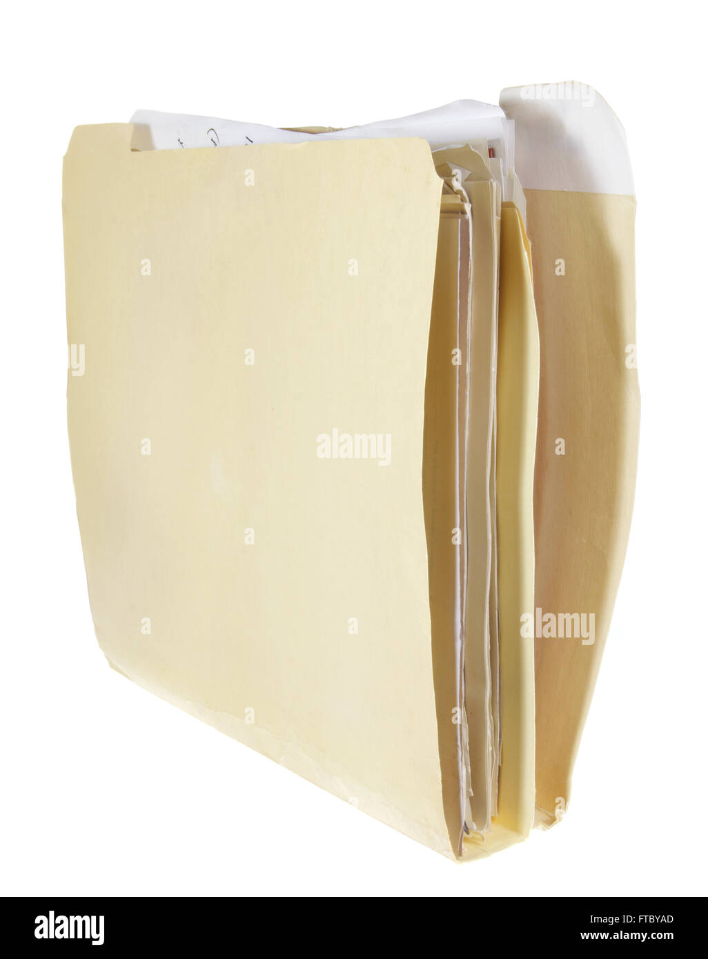 Documents in Folder Stock Photo - Alamy