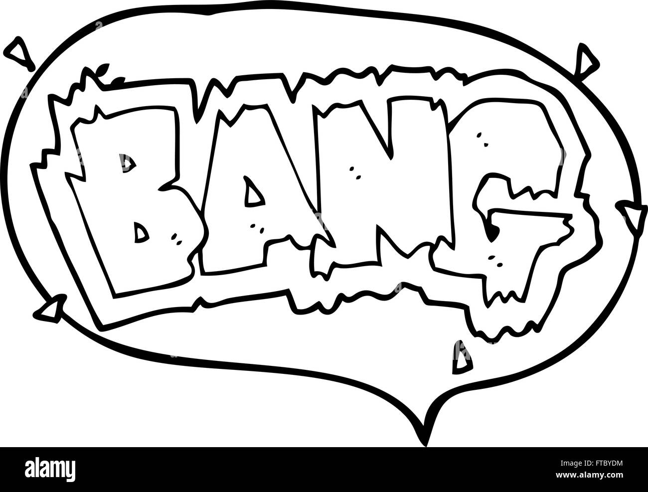 freehand drawn speech bubble cartoon explosion Stock Vector Image & Art ...