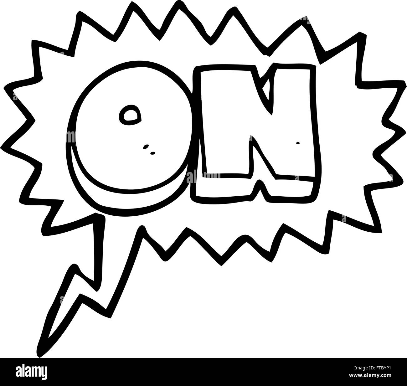 freehand drawn speech bubble cartoon on symbol Stock Vector Image & Art ...