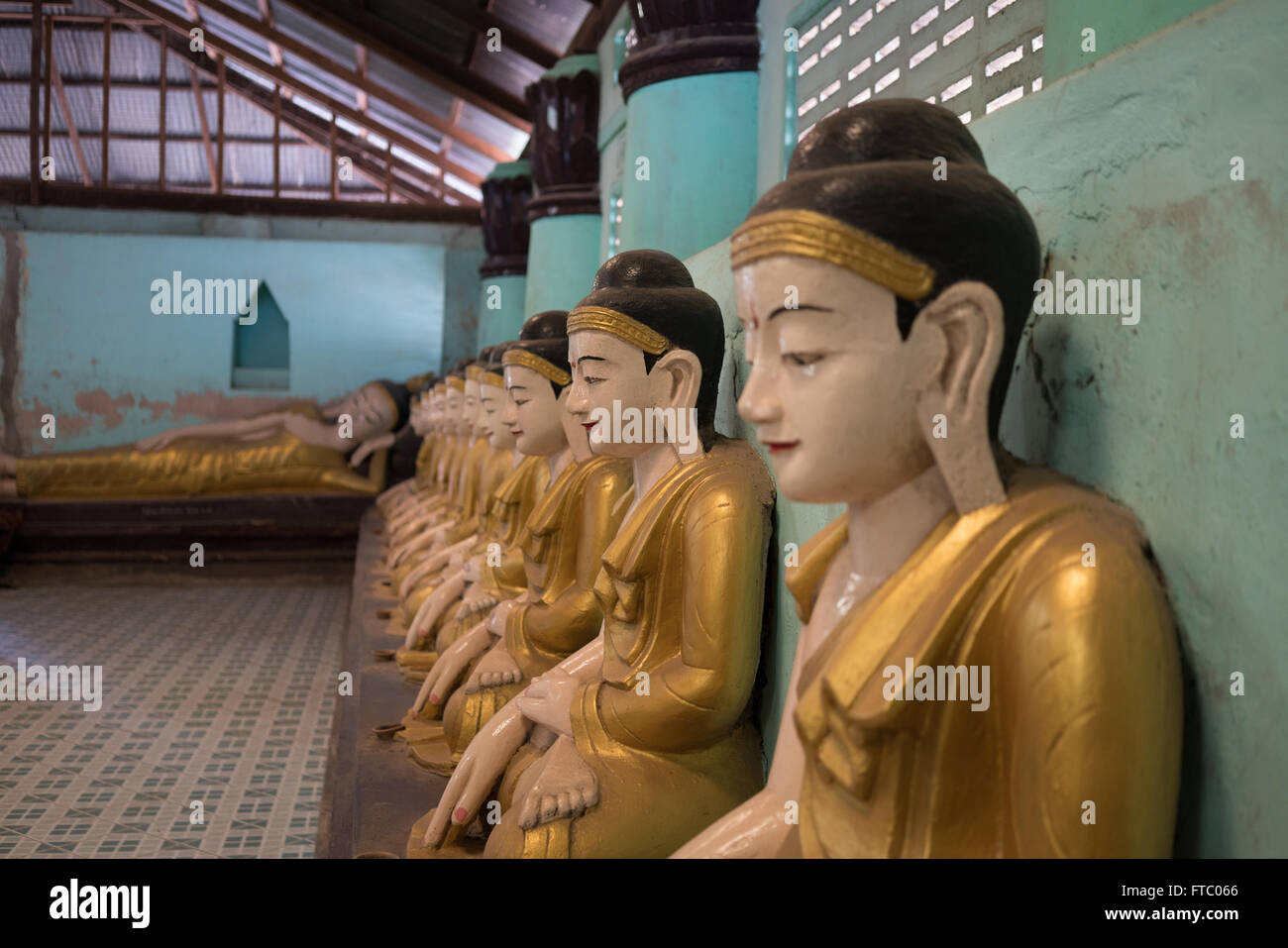Buddha in a Temple in Myeik, Myanmar Stock Photo - Alamy