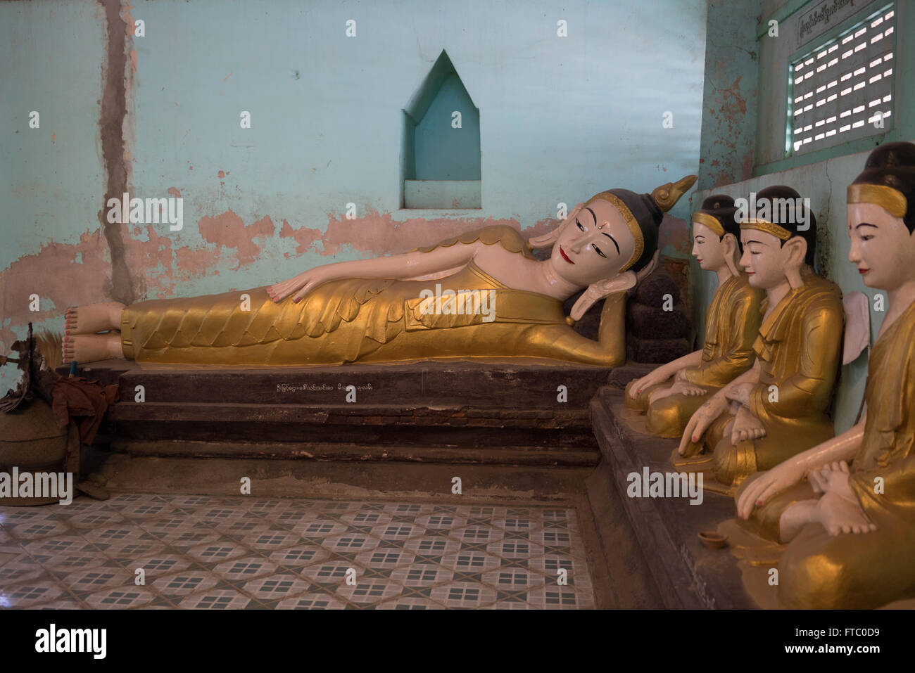 Buddha in a Temple in Myeik, Myanmar Stock Photo - Alamy