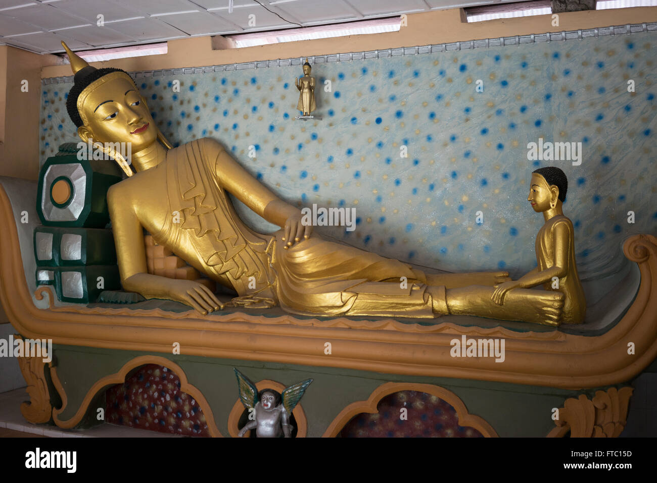 Buddha in a Temple in Myeik, Myanmar Stock Photo - Alamy