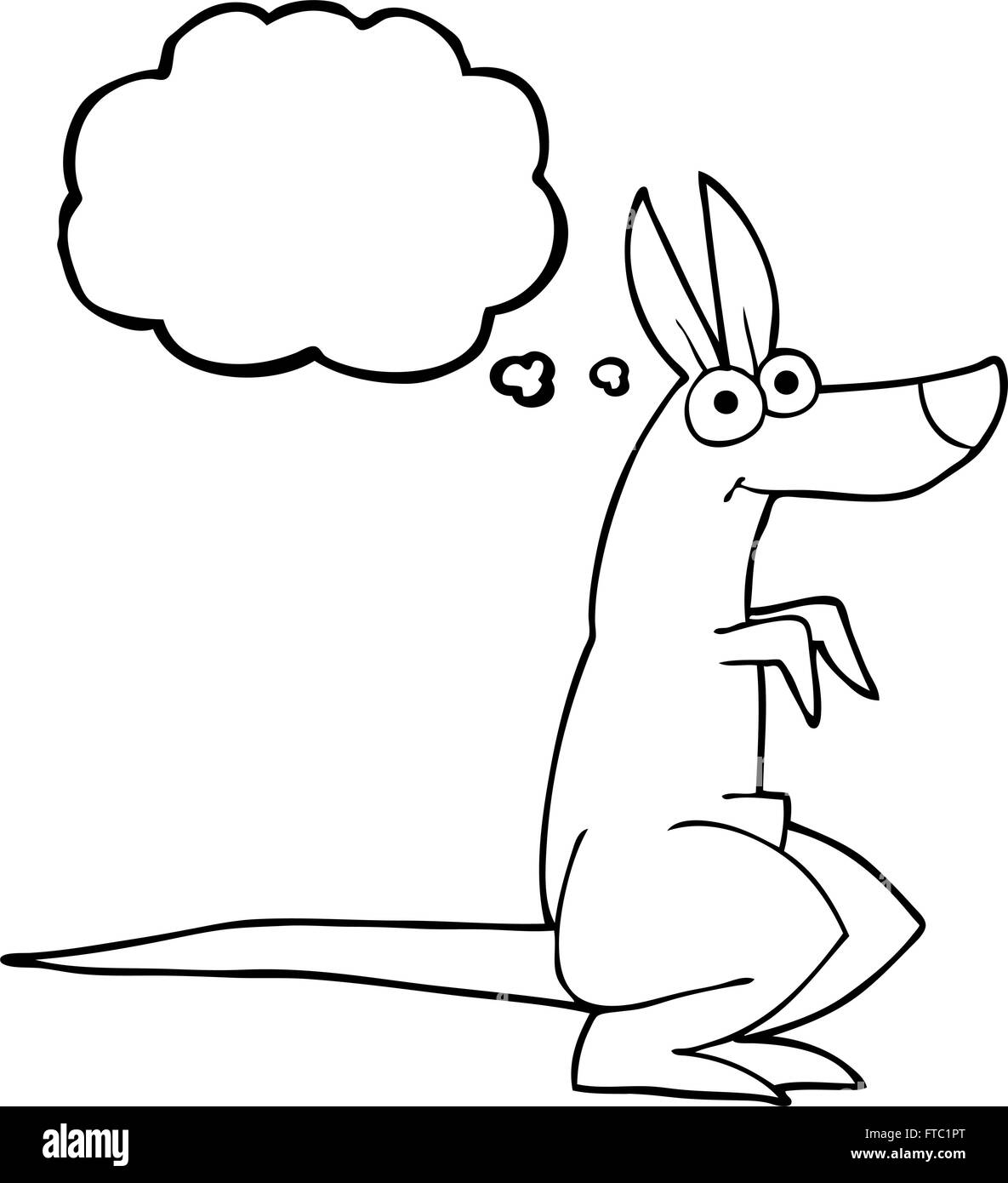 freehand drawn thought bubble cartoon kangaroo Stock Vector Image & Art ... freehand drawn thought bubble cartoon kangaroo Stock Vector Image & Art ...