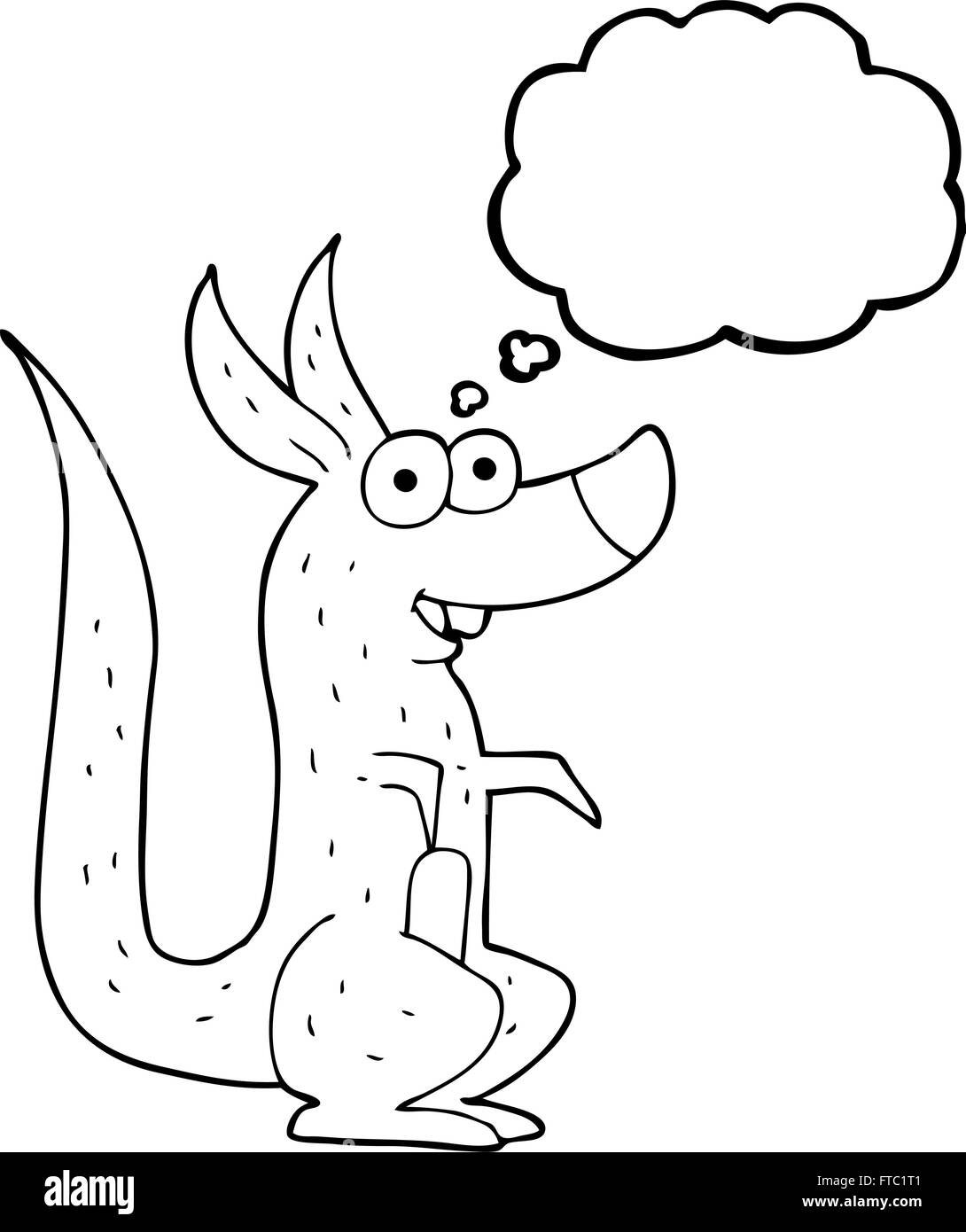 freehand drawn thought bubble cartoon kangaroo Stock Vector Image & Art ... freehand drawn thought bubble cartoon kangaroo Stock Vector Image & Art ...