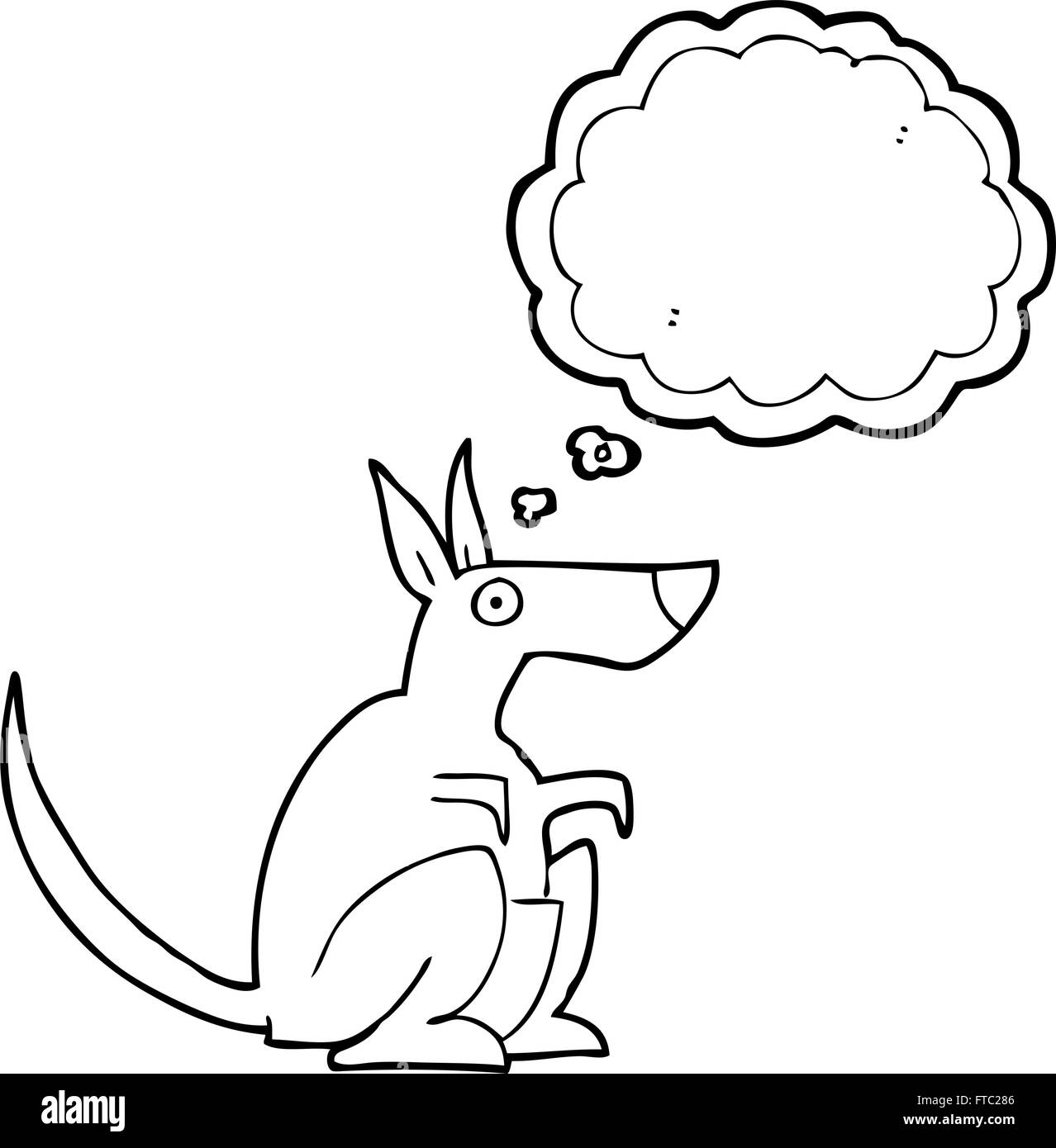 freehand drawn thought bubble cartoon kangaroo Stock Vector Image & Art ... freehand drawn thought bubble cartoon kangaroo Stock Vector Image & Art ...