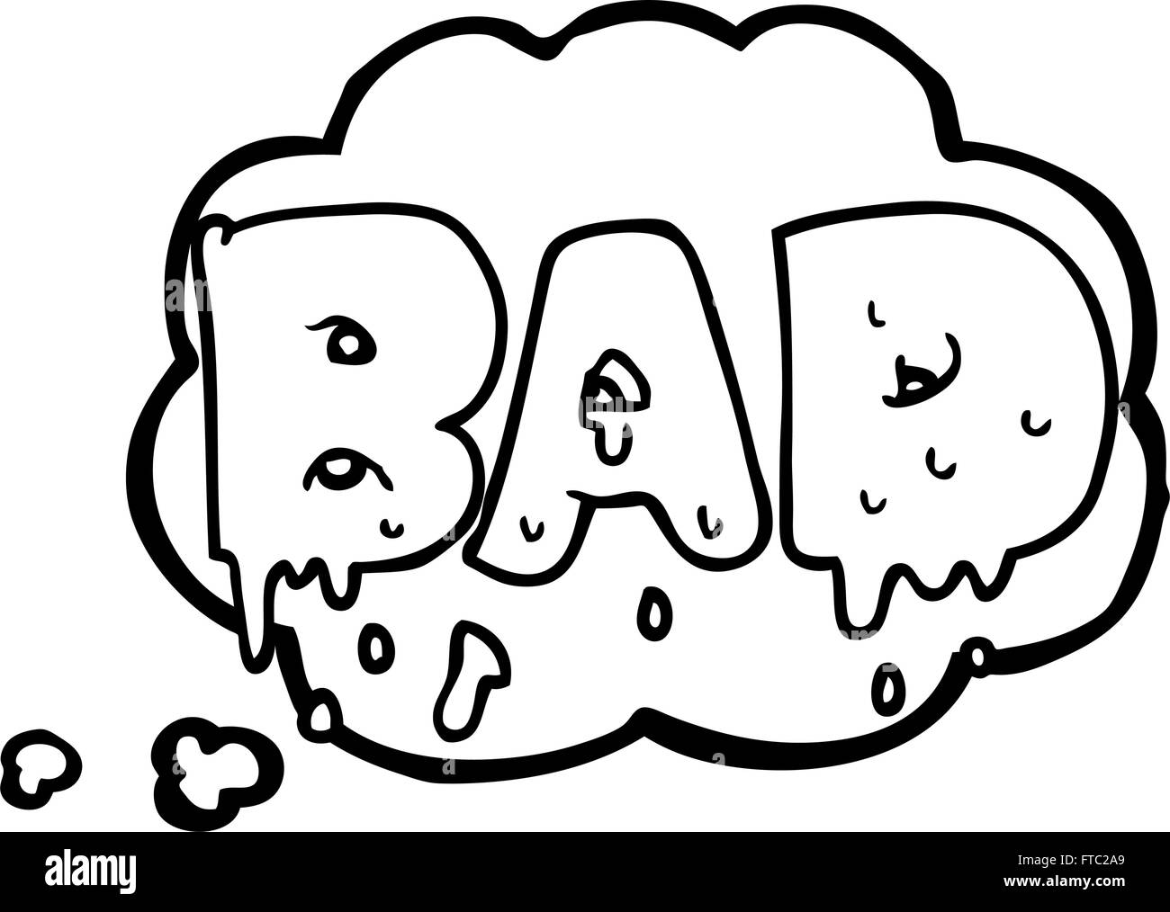 Bad thought Black and White Stock Photos & Images - Alamy