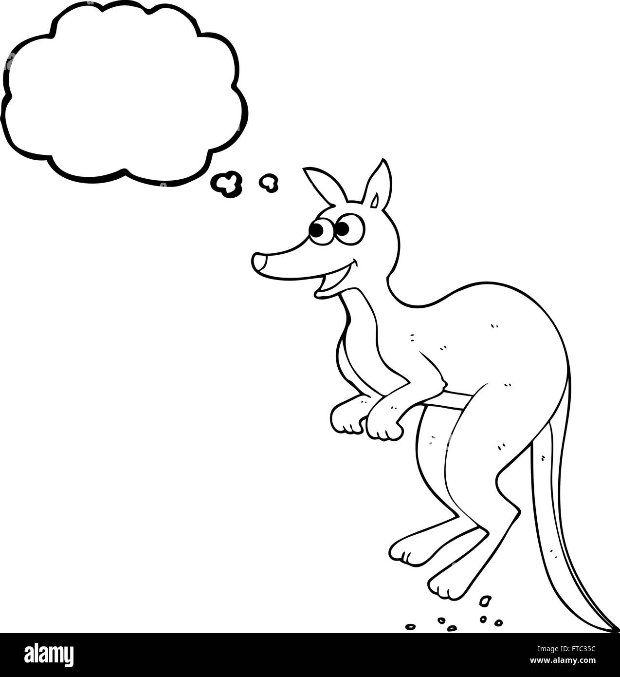 freehand drawn thought bubble cartoon kangaroo Stock Vector Image & Art ... freehand drawn thought bubble cartoon kangaroo Stock Vector Image & Art ...