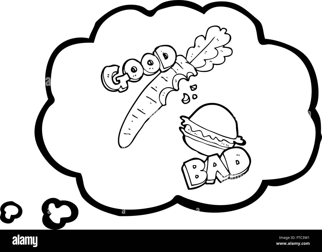 Bad thought Black and White Stock Photos & Images - Alamy