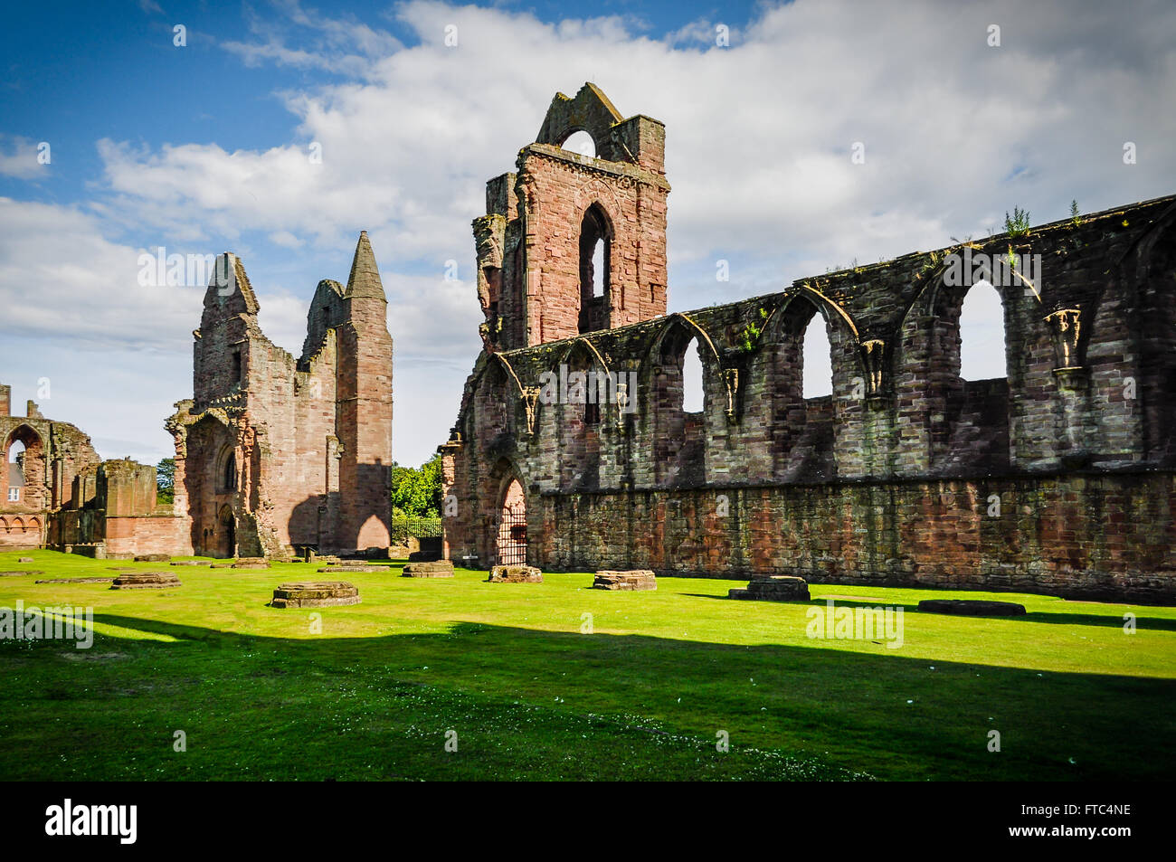 Arbroath Abbey - Arbroath, Scotland Stock Photo - Alamy