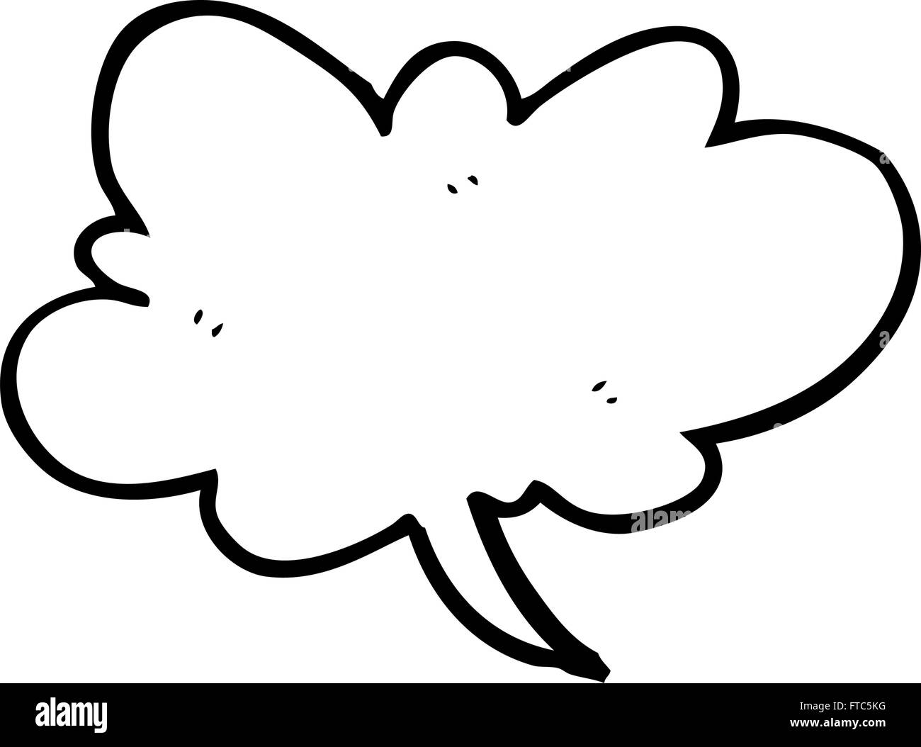 freehand drawn black and white cartoon steam design element Stock ...