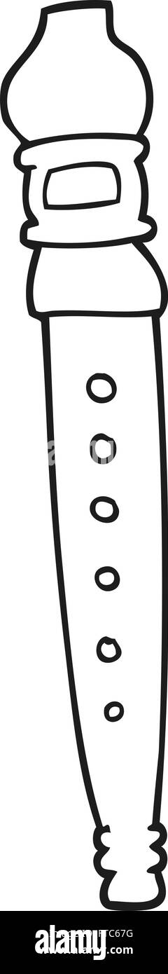 freehand drawn black and white cartoon recorder Stock Vector Image ...