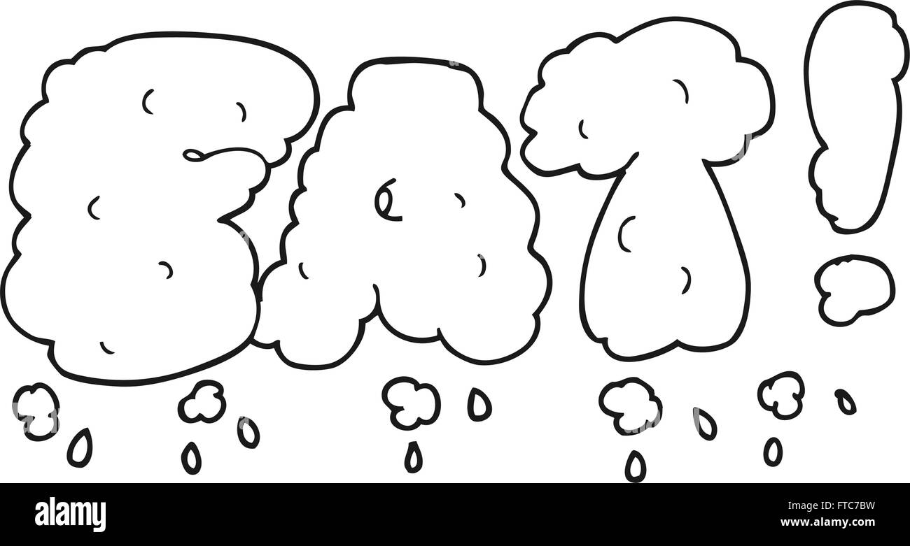 freehand drawn black and white cartoon fat symbol Stock Vector Image ...