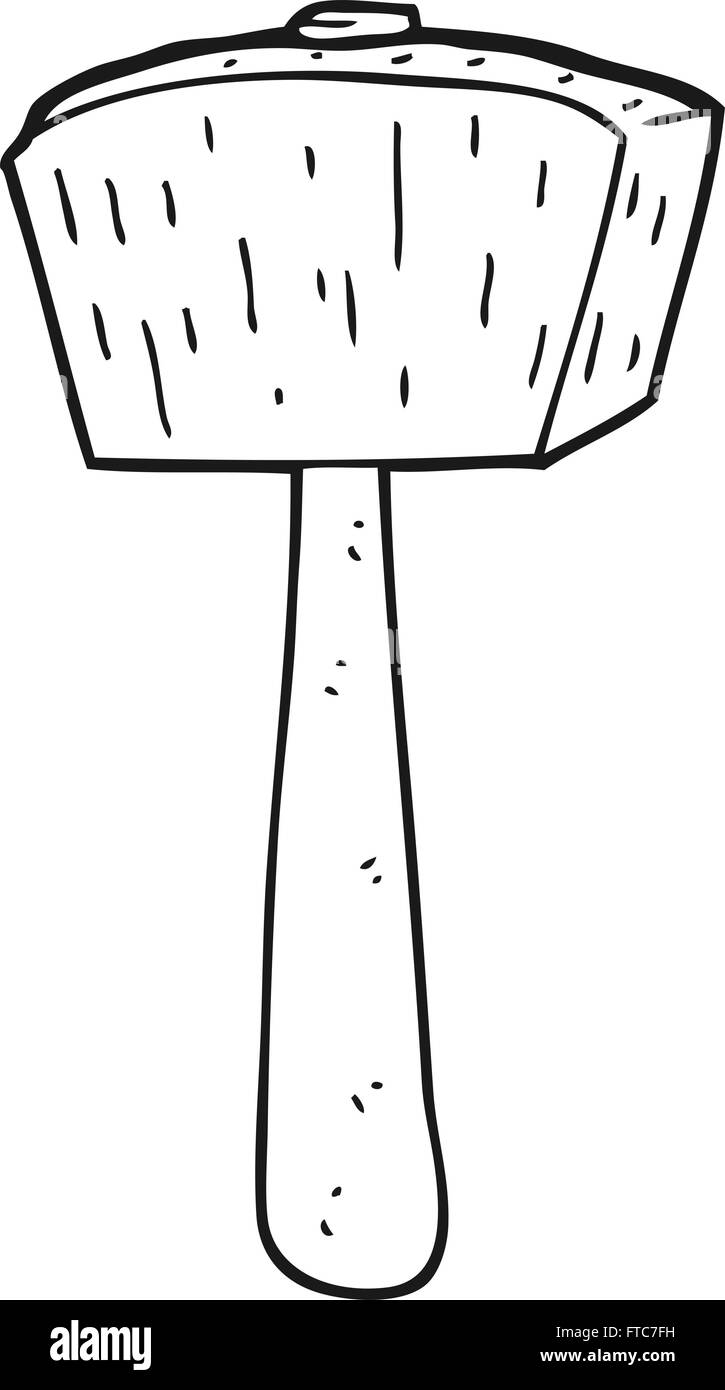 Wooden Mallet Drawing