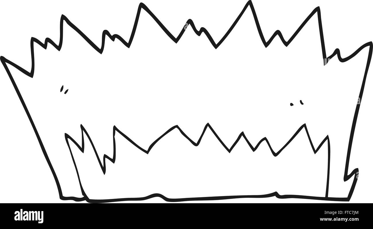 freehand drawn black and white cartoon explosion Stock Vector Image ...