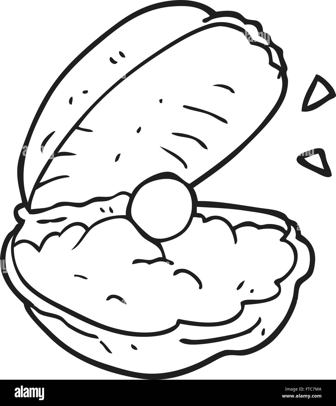 Oyster Clip Art Black And White at Joseph Deen blog