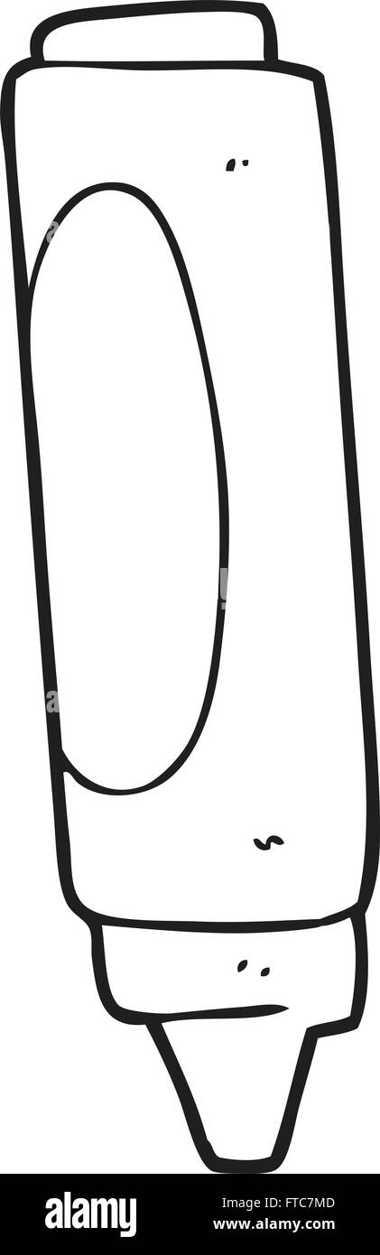 freehand drawn black and white cartoon wax crayon Stock Vector Image ...