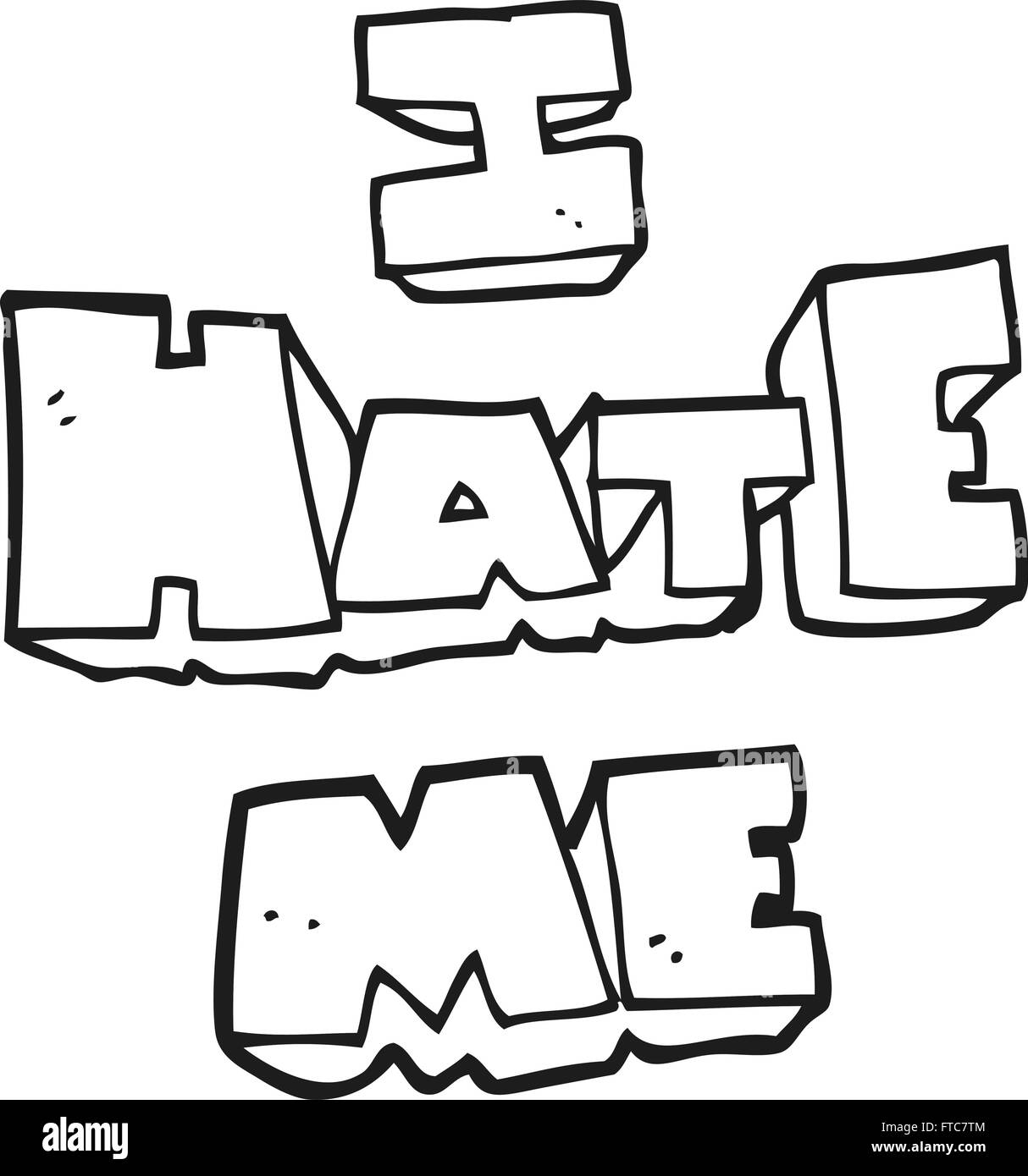 Hate words Stock Vector Images - Alamy