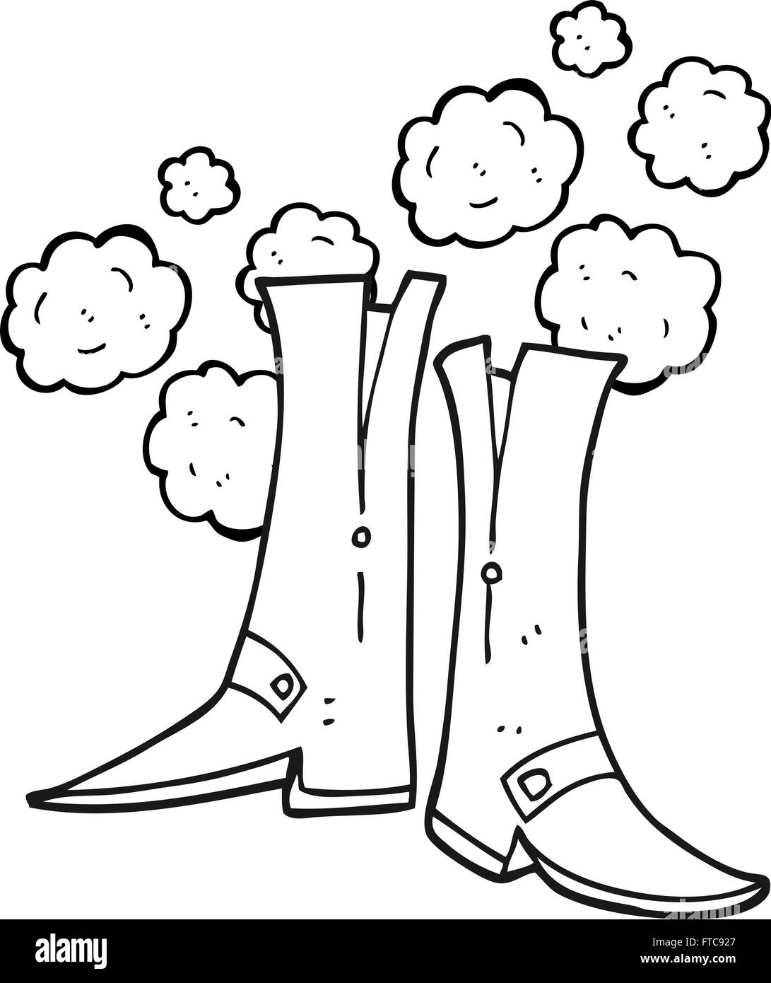 Freehand drawn cartoon boots hi-res stock photography and images - Alamy