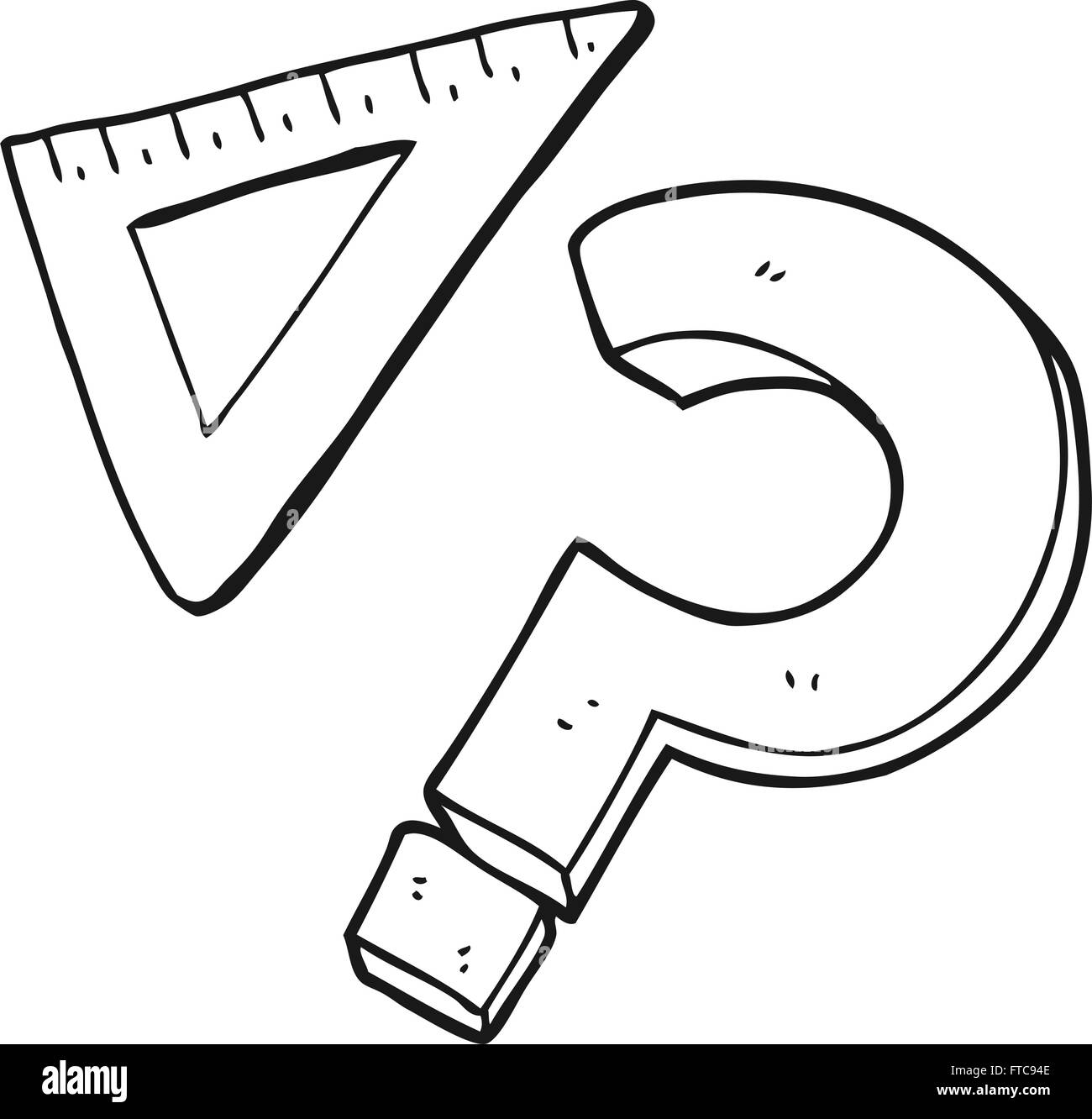 Freehand drawn cartoon math hi-res stock photography and images - Alamy