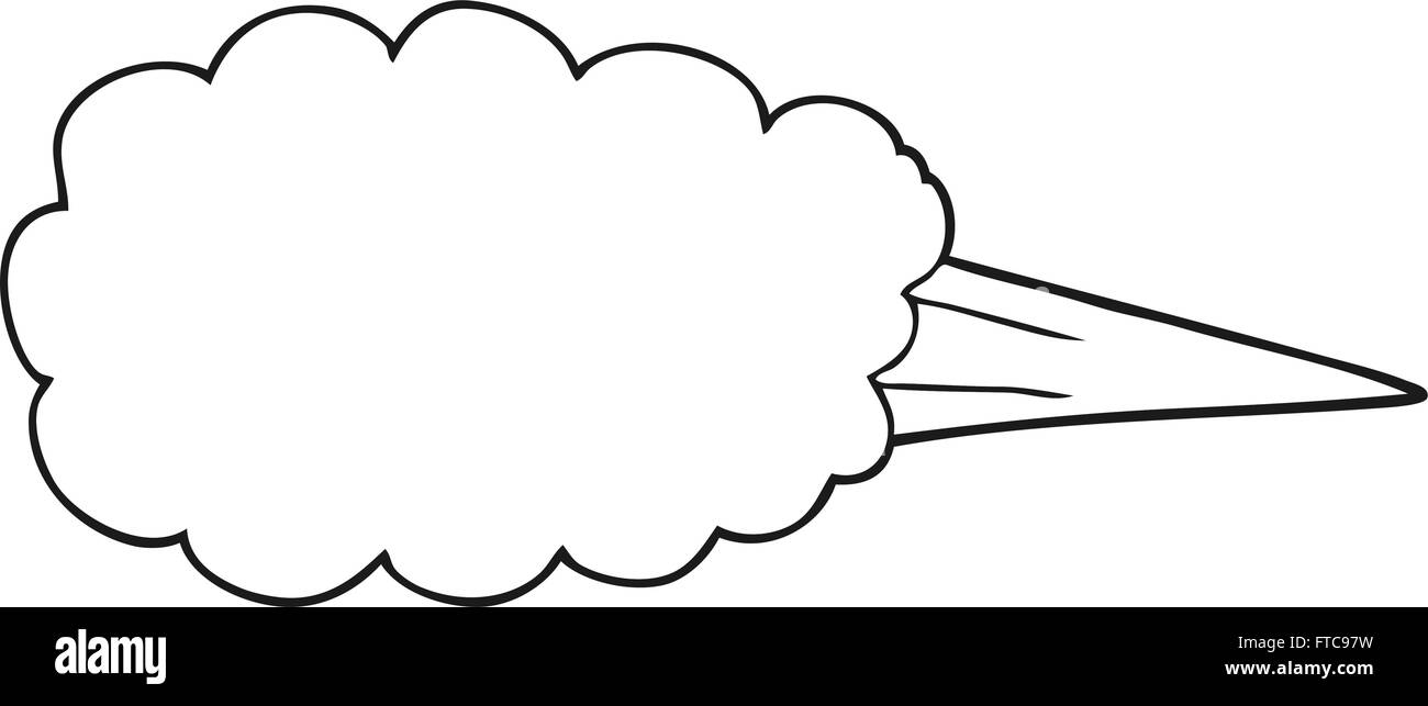 freehand drawn black and white cartoon steam blast symbol Stock Vector ...