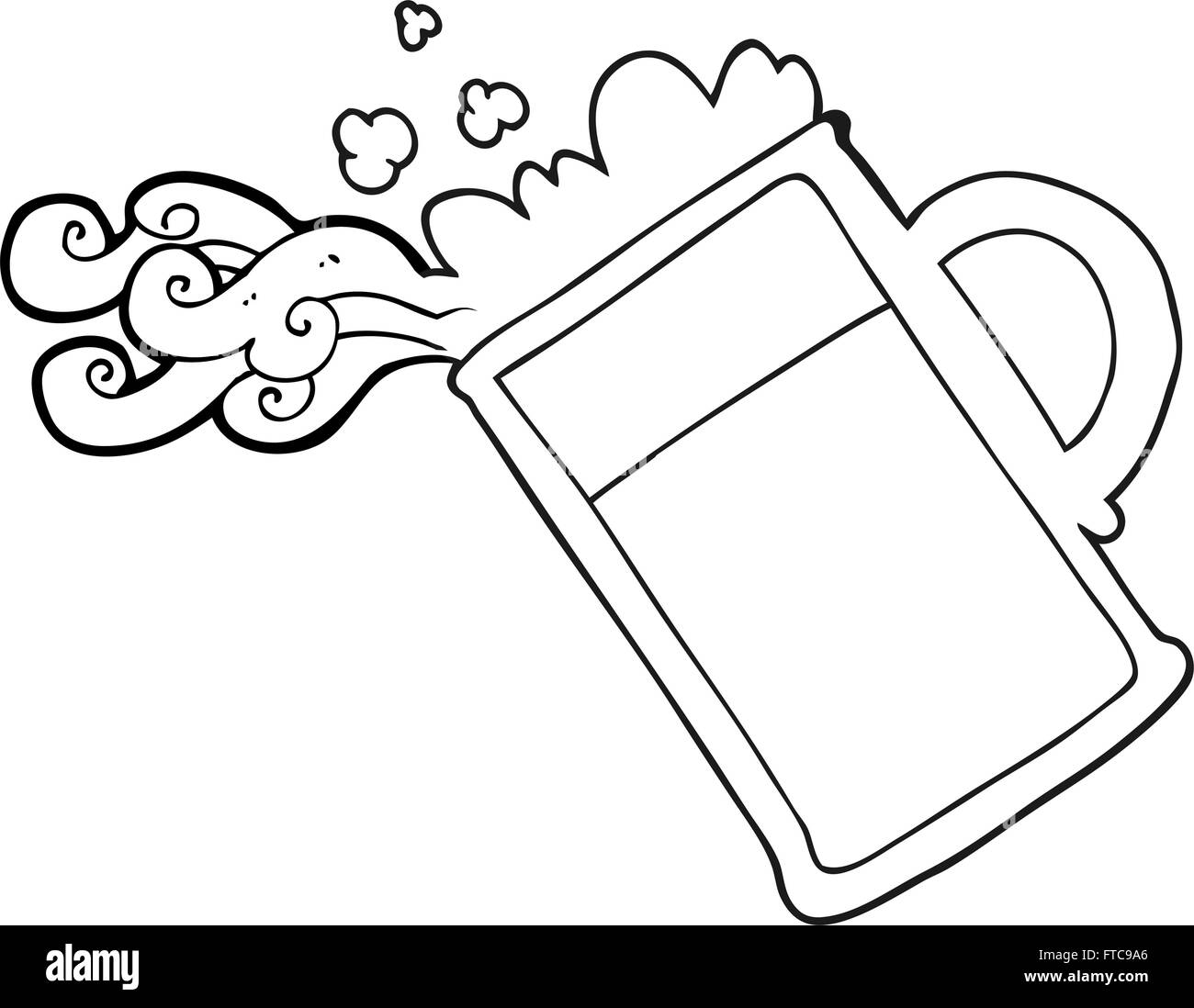 Pouring beer Stock Vector Images - Alamy