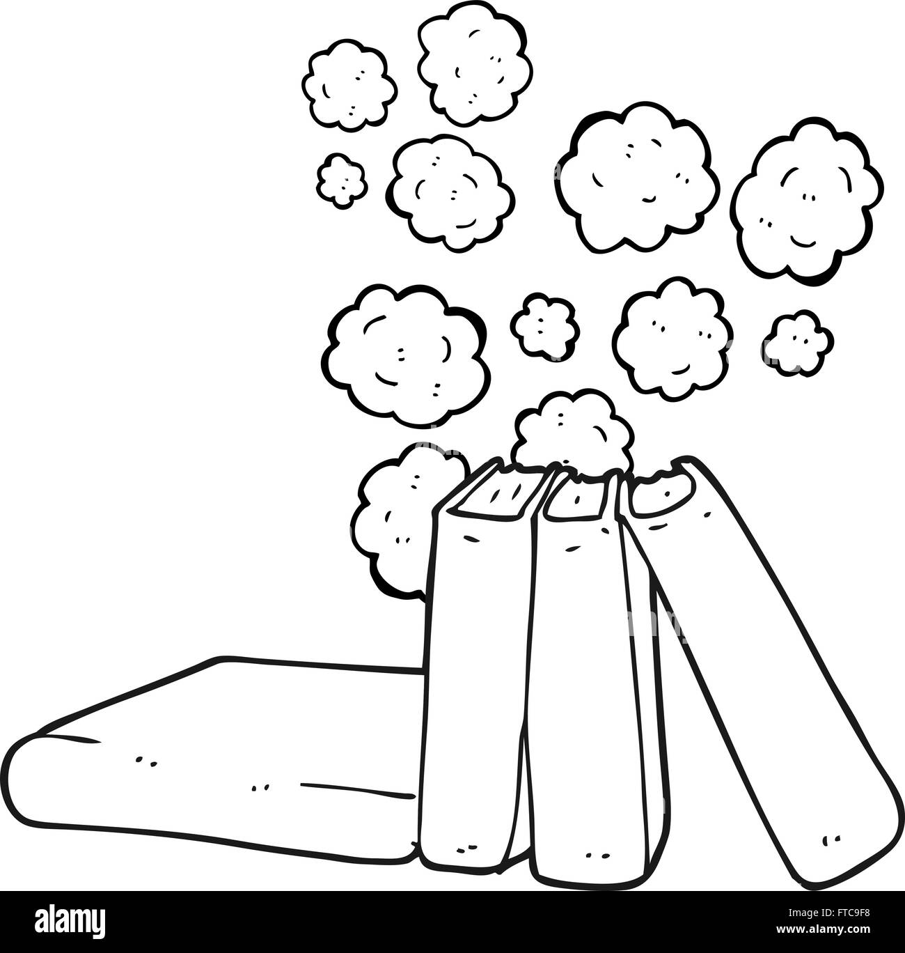 freehand drawn black and white cartoon books Stock Vector Image & Art ...