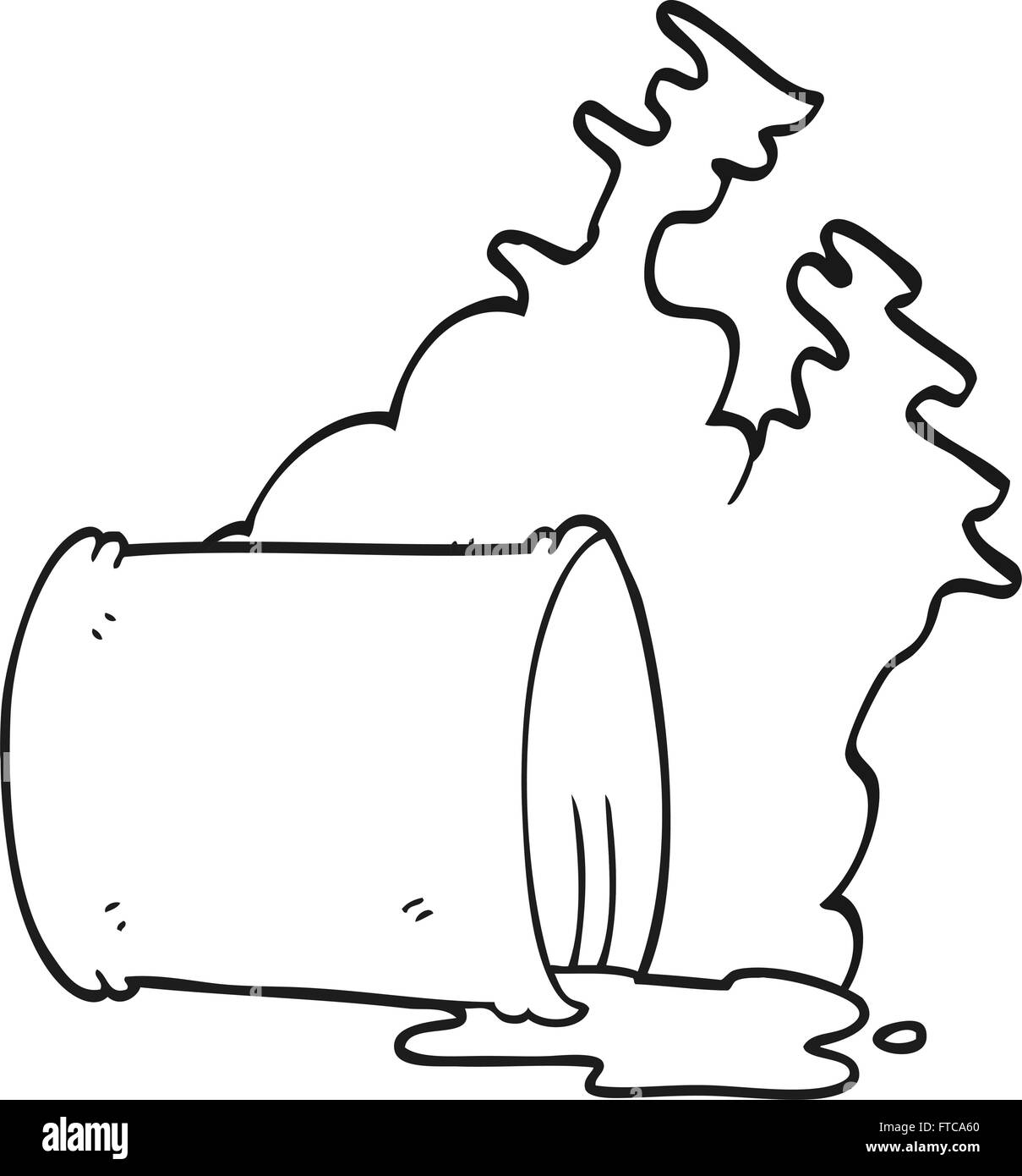 Freehand drawn cartoon spilled chemicals hi-res stock photography and ...