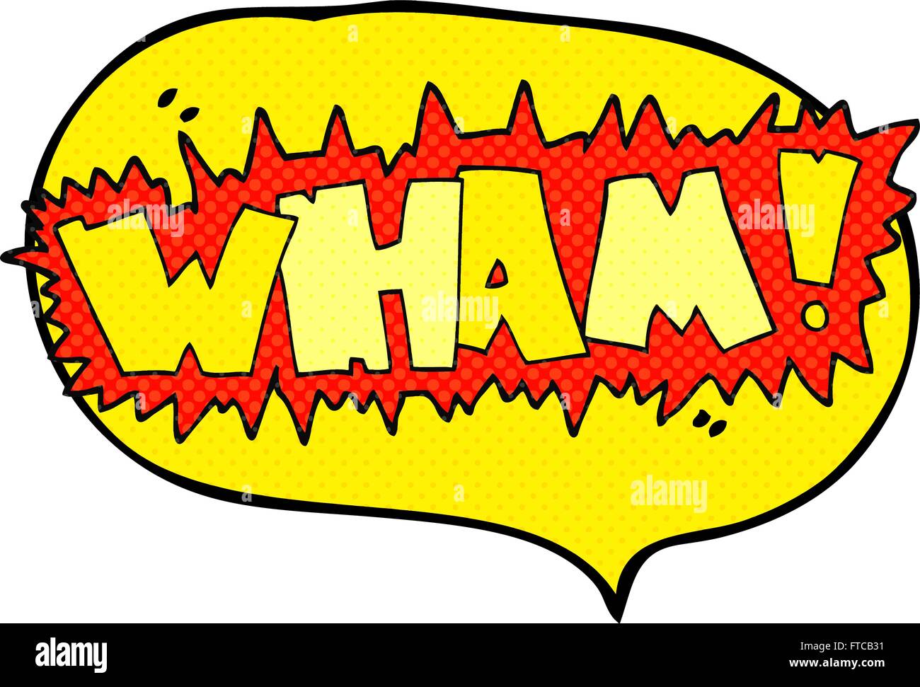 Wham comic word hi-res stock photography and images - Alamy