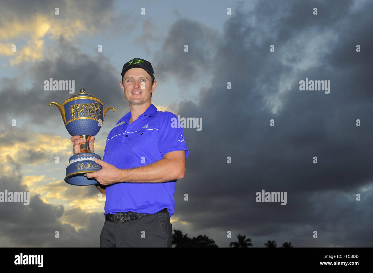 March 11, 2012 - Doral, Fla, USA - Justin Rose with the Gene Sarazen ...