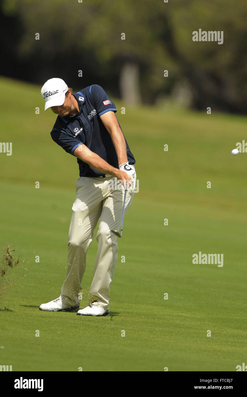 Doral, Fla, USA. 11th Mar, 2012. Nick Watney during the final round of ...