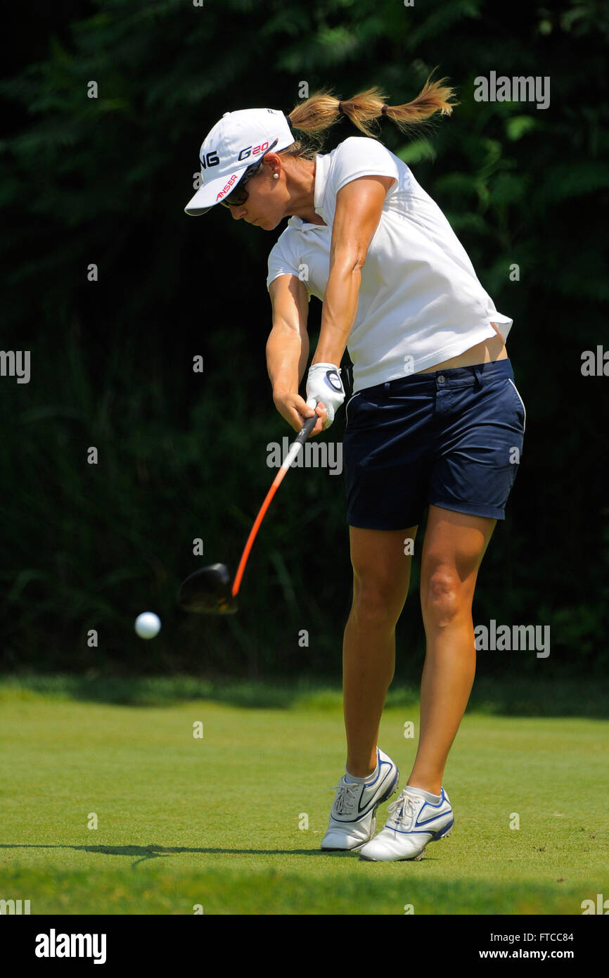 Kohler, Wis, USA. 5th July, 2012. Belen Munoz during the first round of ...