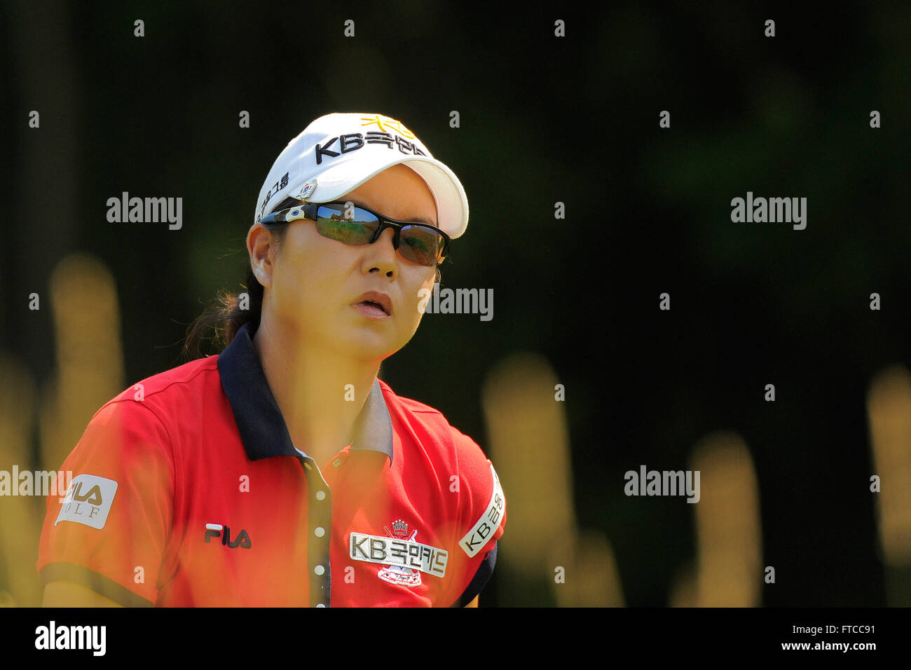 Kohler, Wis, USA. 5th July, 2012. Hee Won Han during the first round of ...