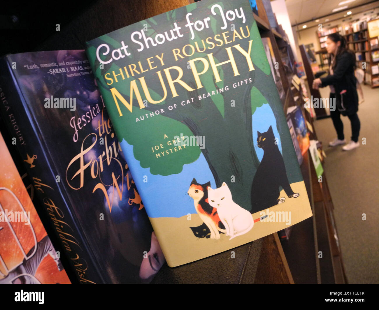 New York City, USA. 08th Mar, 2016. Murphy, a cat detective novel by ...