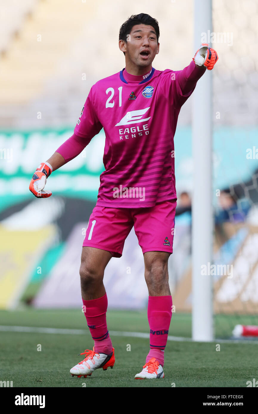 Ajinomoto Stadium, Tokyo, Japan. 26th Mar, 2016. Toshiyasu Takahara (Zelvia), MARCH 26, 2016 ...